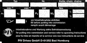 PIV Drives | AC Compacting Equipment – Authorized Service Center for ...